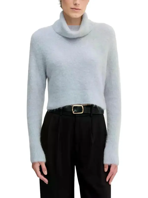 SANDRO FERRONE Turtleneck Sweater - Blue