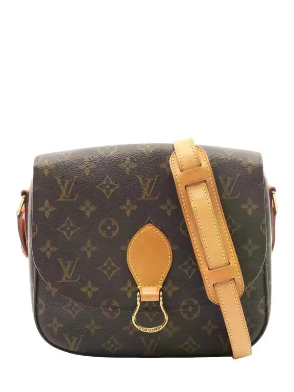 LOUIS VUITTON 2003 Monogram Saint Cloud Gm Crossbody Bag - Brown