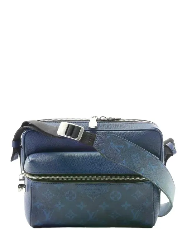 LOUIS VUITTON 2019 Monogram Taigarama Outdoor Messenger Bag - Blue