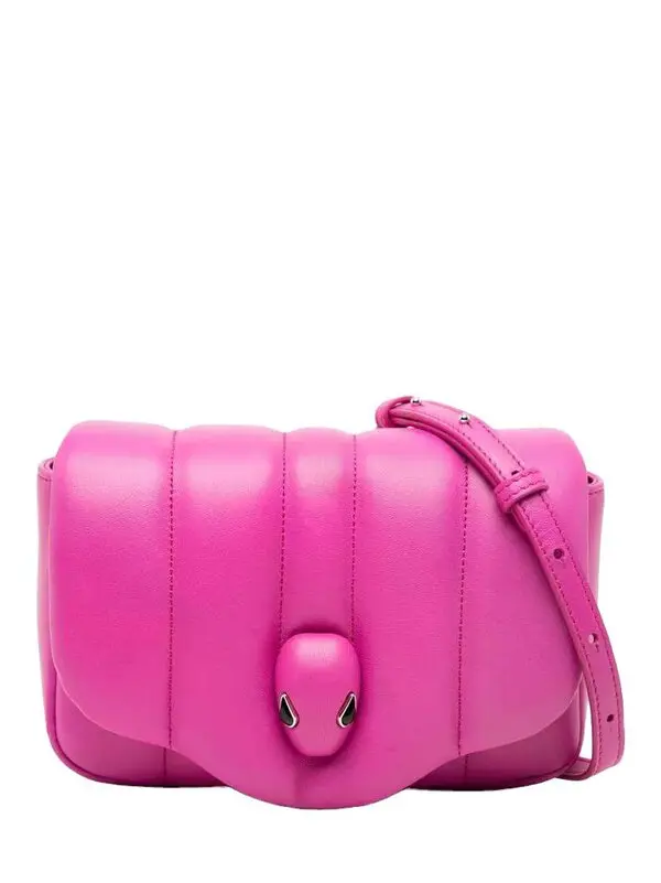 BVLGARI 2010-2025 Ambush Nappa Serpenti Convertible Belt Bag Crossbody Bag - Pink