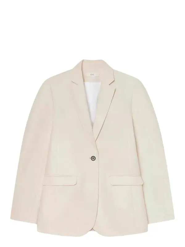 Co Notched-lapel Blazer - Neutrals