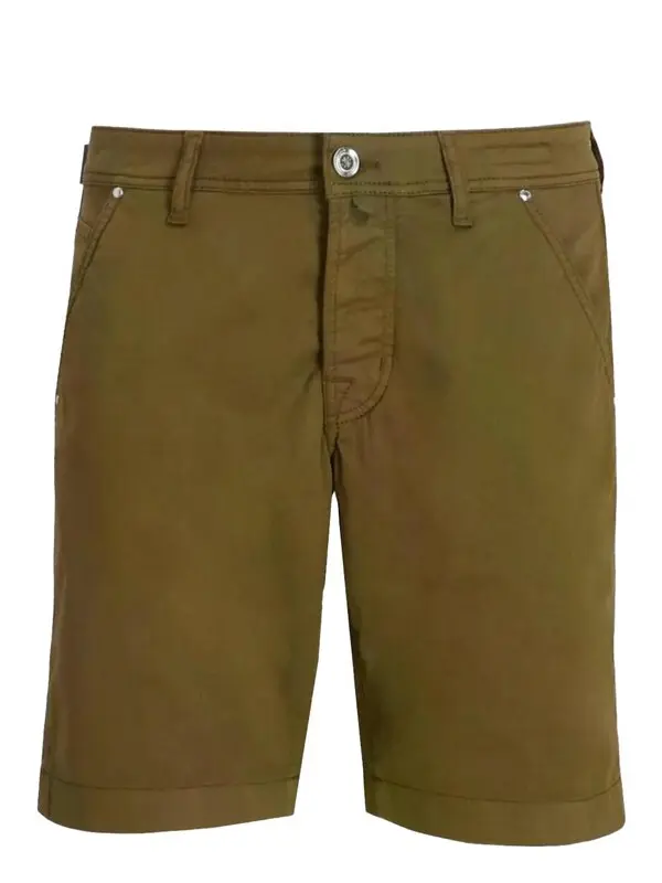 Jacob Cohen Logo-patch Shorts - Green