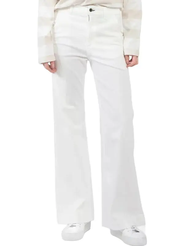 ASKK NY Button-fastening Trousers - White