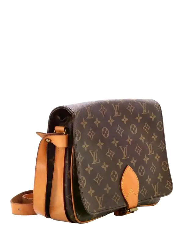 LOUIS VUITTON Cartouchiere Handbag Monogram Canvas Gm - Brown