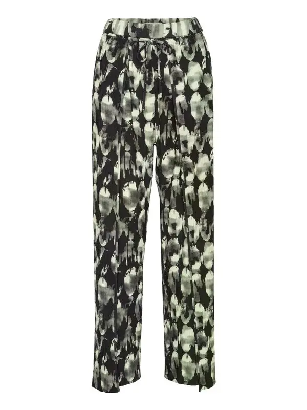 Henrik Vibskov Printed Drawstring Trousers - Black