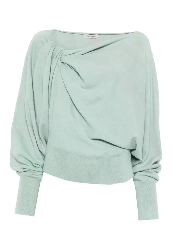 Alberta Ferretti Long Sleeve Sweater - Green
