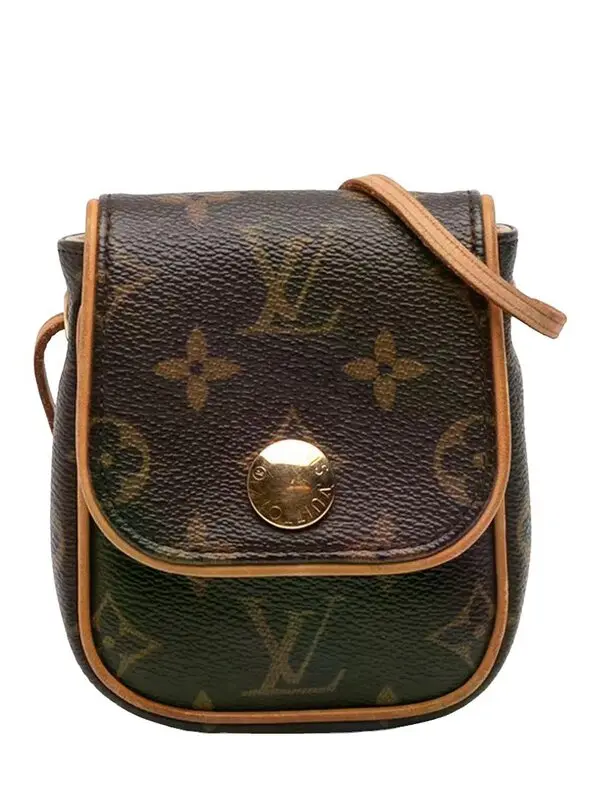 LOUIS VUITTON 2007 Monogram Pochette Cancun - Brown
