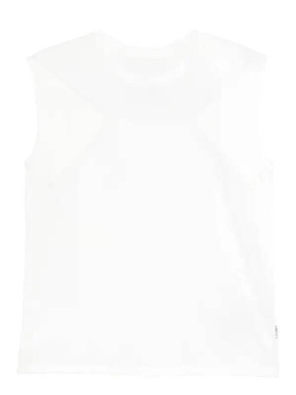MAISON MARGIELA Padded Sleeveless Top - White