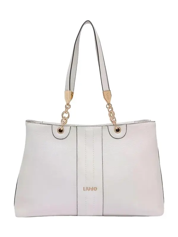 Liu Jo Logo-lettering Shoulder Bag - White