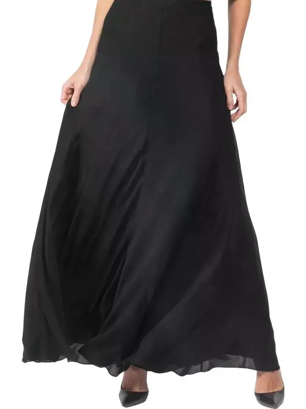 Brandon Maxwell High-waisted Maxi Skirt - Black