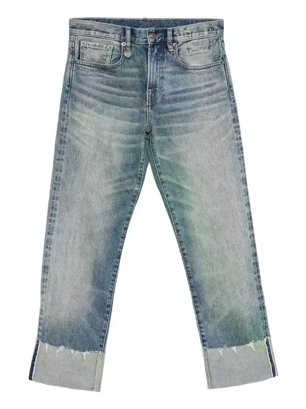 R13 Romeo Cuffed Jeans - Blue