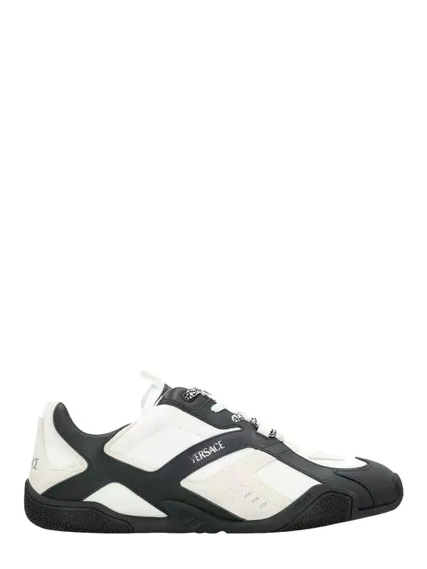 Versace Galaxia Panelled Sneakers - White