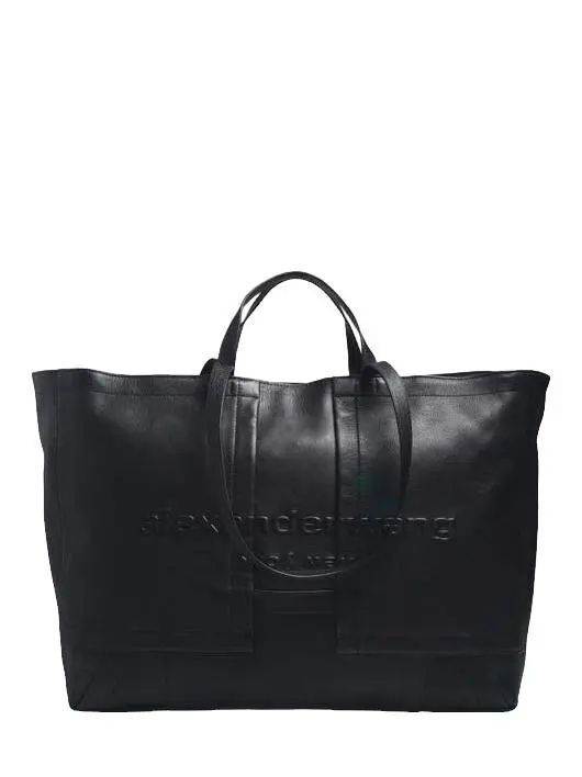 Alexander Wang Extra Large Pack Leather Tote - Black