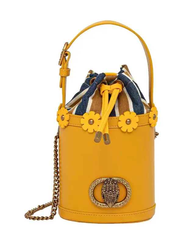 Kurt Geiger Small Chelsea Bucket Bag - Yellow