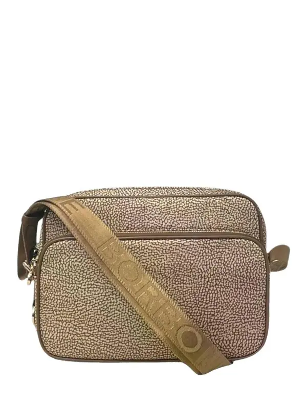 Borbonese Logo-strap Satchel Bag - Neutrals