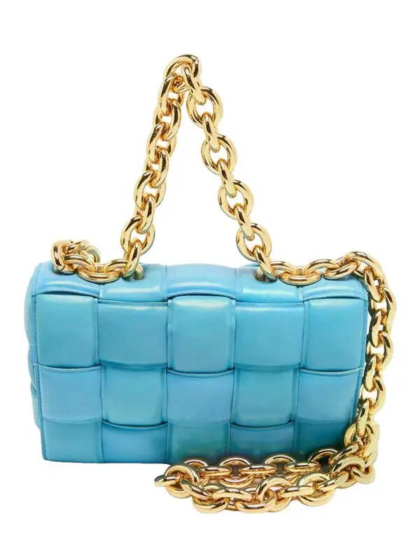 Bottega Veneta Cassette Shoulder Bag - Blue