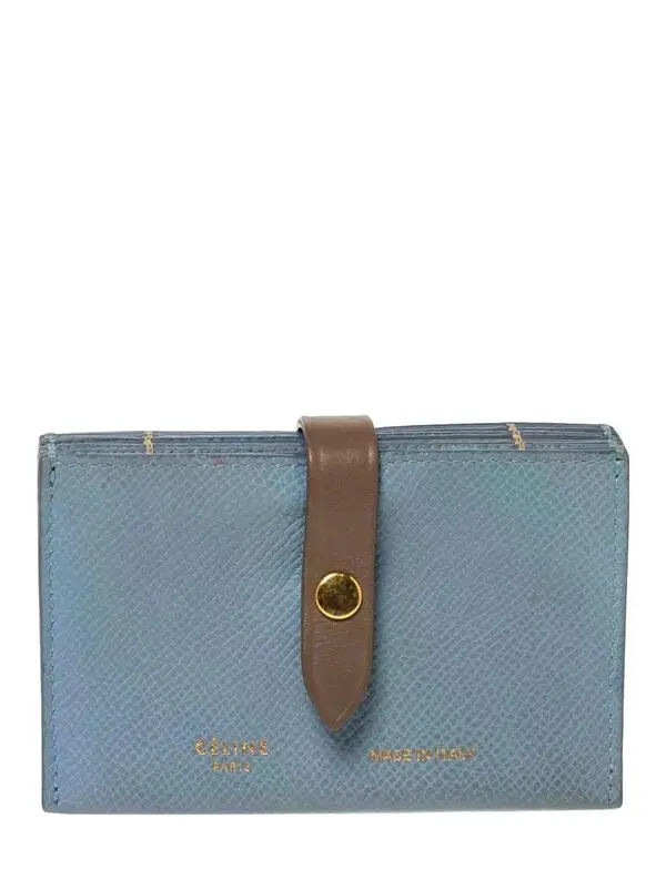 Celine Leather Wallet - Blue