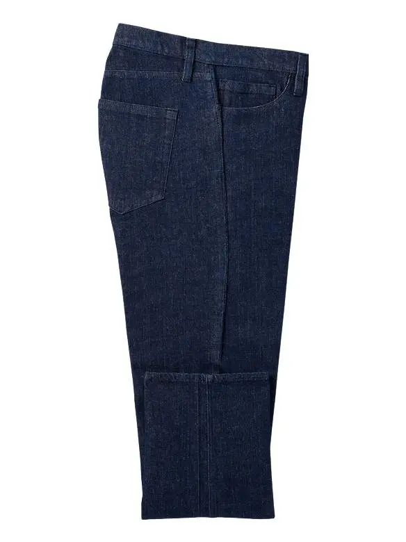 PAUL FREDRICK Five Pocket Denim Pants - Dark Blue