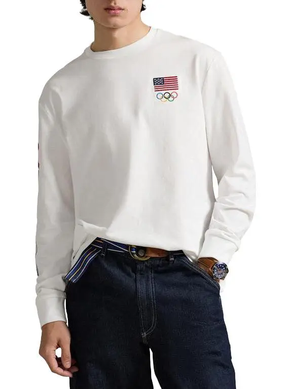 Polo Ralph Lauren Team Usa Jersey Graphic T-shirt - White