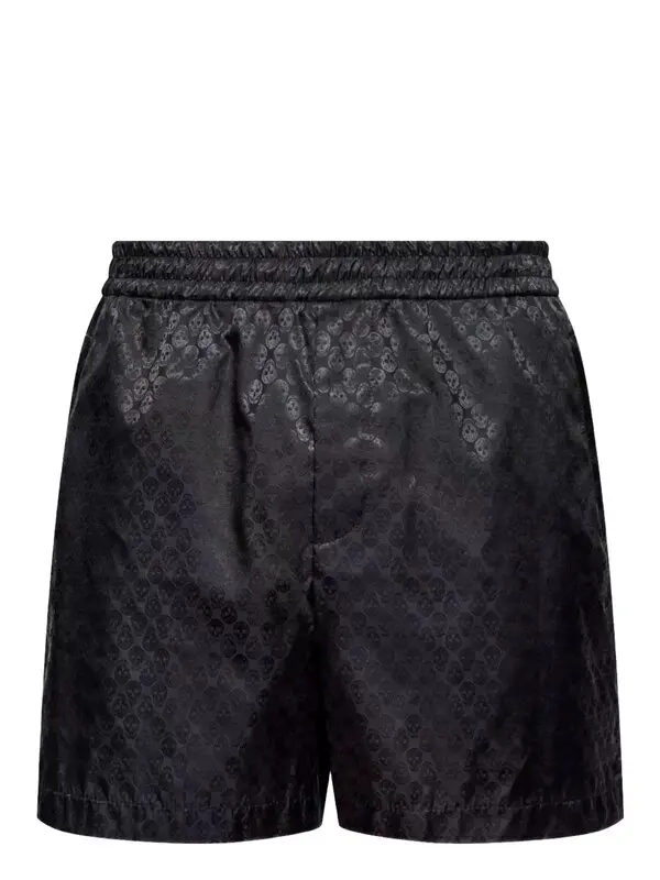 Alexander McQueen Skull-patterned Shorts - Black