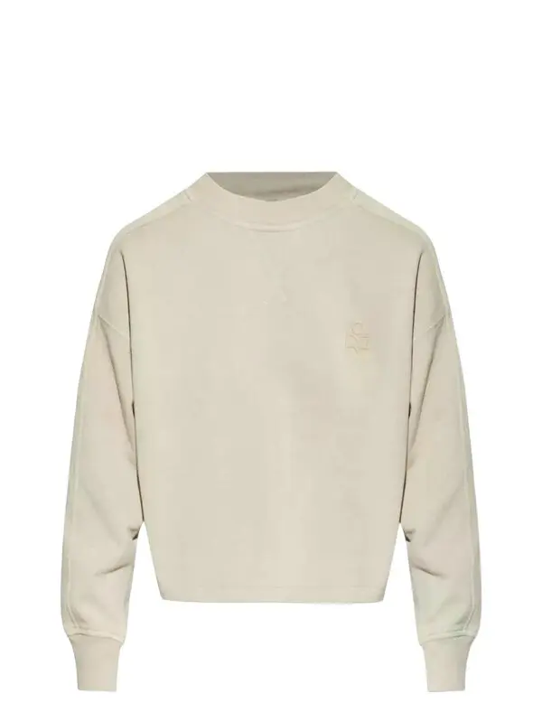 MARANT ETOILE Embroidered Sweatshirt - Neutrals