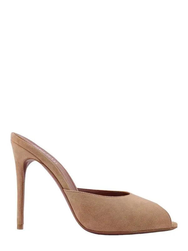 Paris Texas Peep-toe Heeled Sandals - Neutrals