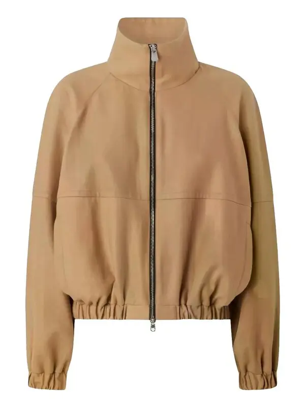 Pinko Funnel-neck Jacket - Neutrals
