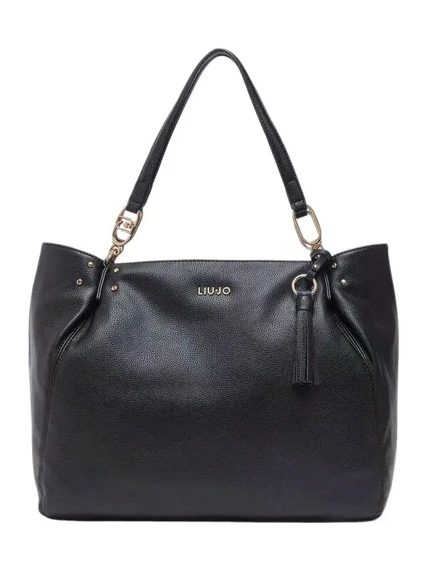 Liu Jo Logo-lettering Shoulder Bag - Black