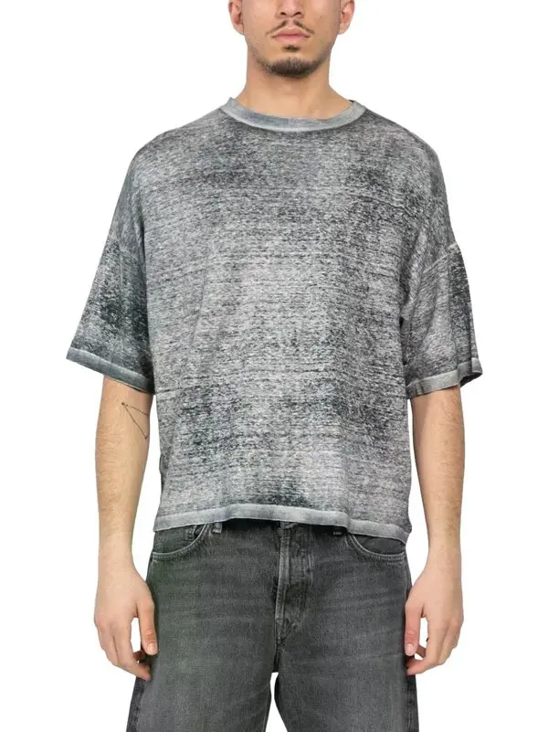 Avant Toi Distressed T-shirt - Grey