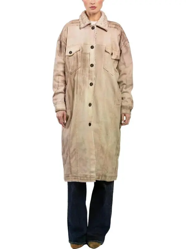 Avant Toi Button-fastening Coat - Neutrals