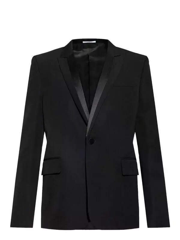 Alexander McQueen Shawl-lapel Single-breasted Blazer - Black