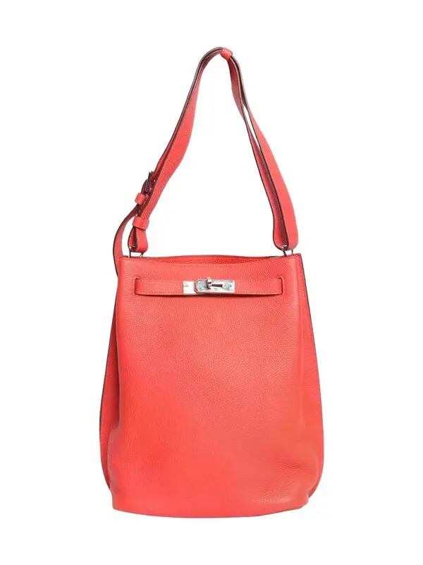 Hermès 2014 So Kelly Leather Shoulder Bag - Red