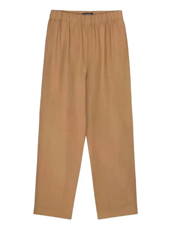 Fabiana Filippi Elasticated-waistband Trousers - Brown