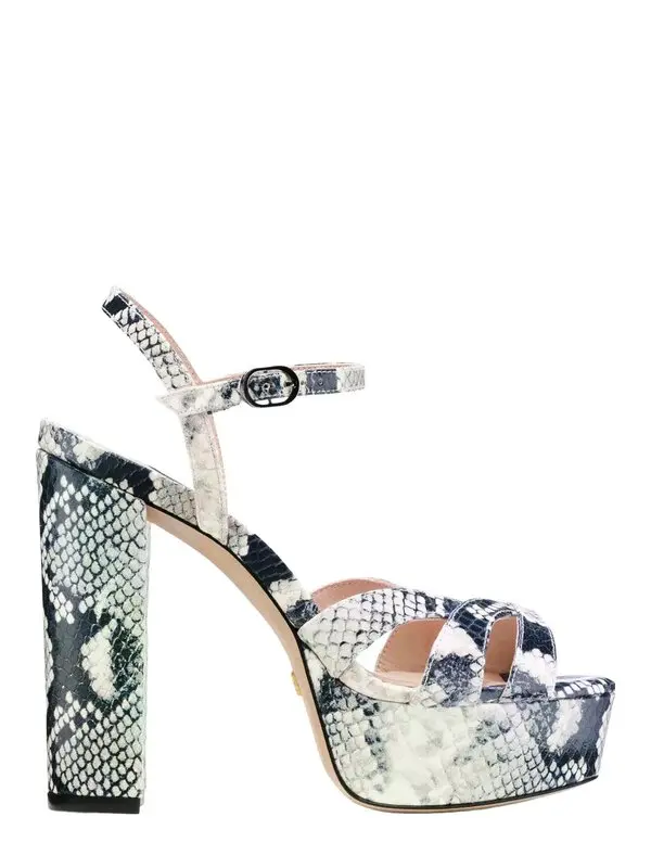 STUART WEITZMAN Misty Platform Sandals - White