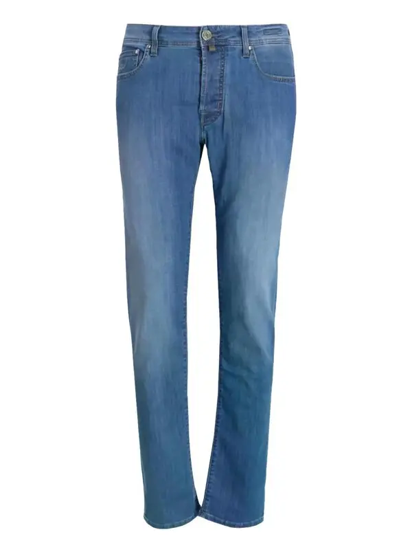Jacob Cohen Logo-patch Jeans - Blue