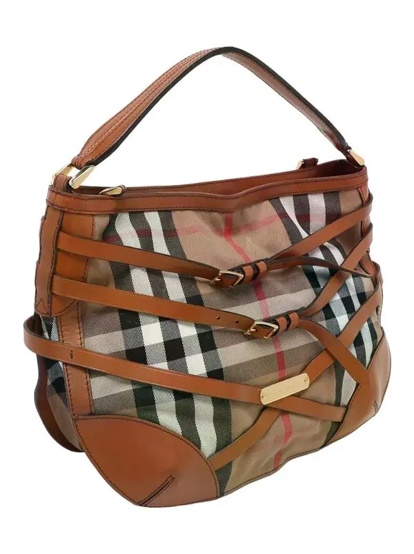 Burberry Check-pattern Dutton Tote - Neutrals