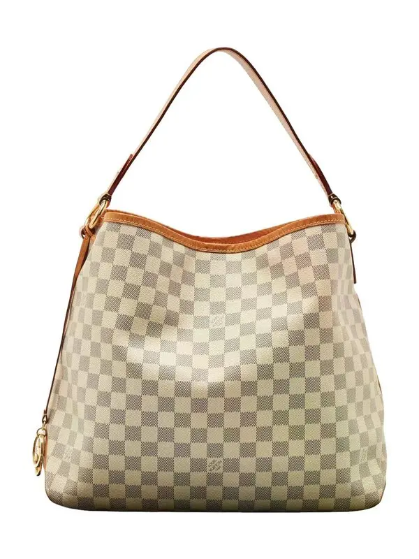 LOUIS VUITTON Damier Azur Canvas Delightful Mm Shoulder Bag - Neutrals