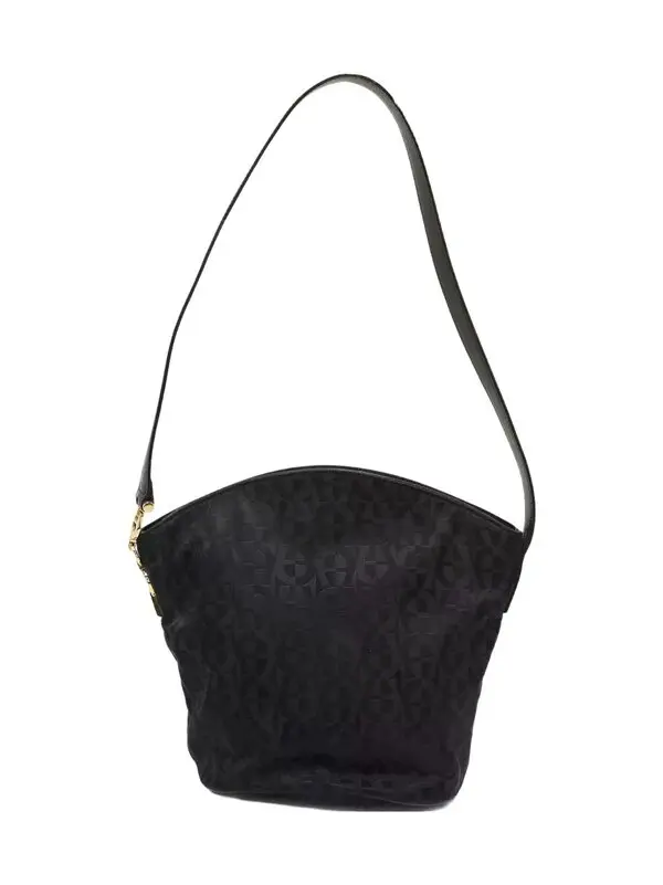 AIGNER Vintage Zip-closure Shoulder Bag - Black