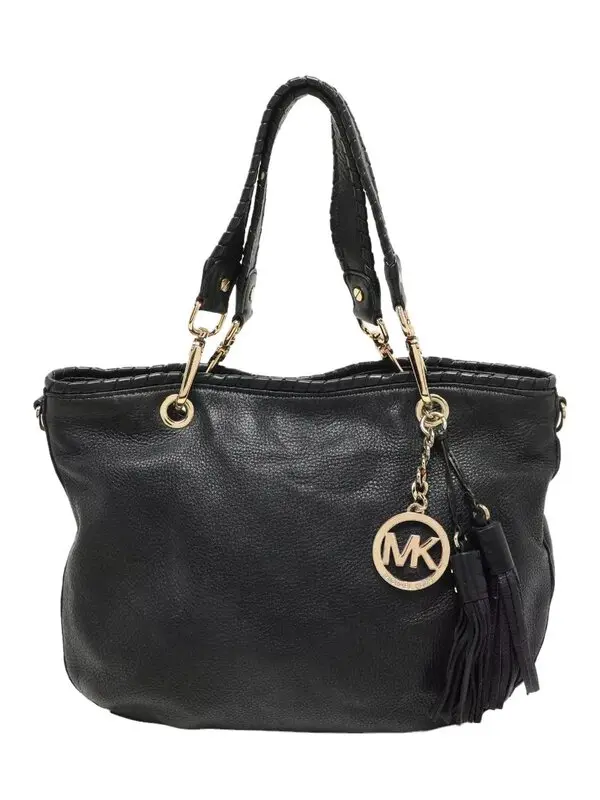 Michael Kors Leather Shoulder Bag - Black