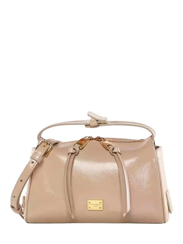 Dolce & Gabbana Vittoria Top-zip Shoulder Bag - Neutrals