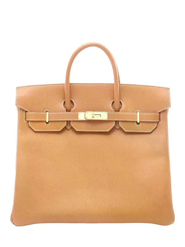 Hermès 1997 Ardennes Hac Retourne 32 Handbag - Brown