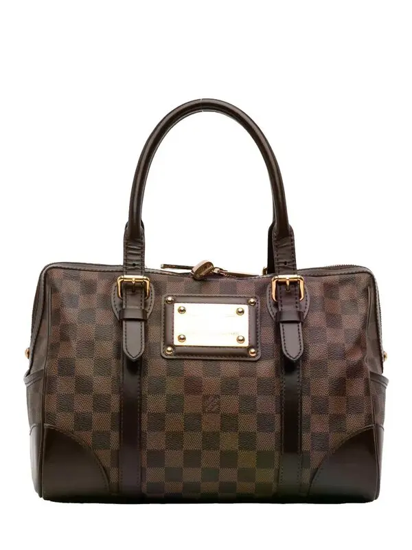 LOUIS VUITTON 2011 Damier Ebene Berkeley Handbag - Brown