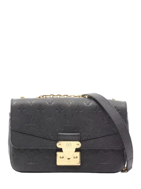 LOUIS VUITTON Monogram Empreinte Marceau Crossbody Bag - Black