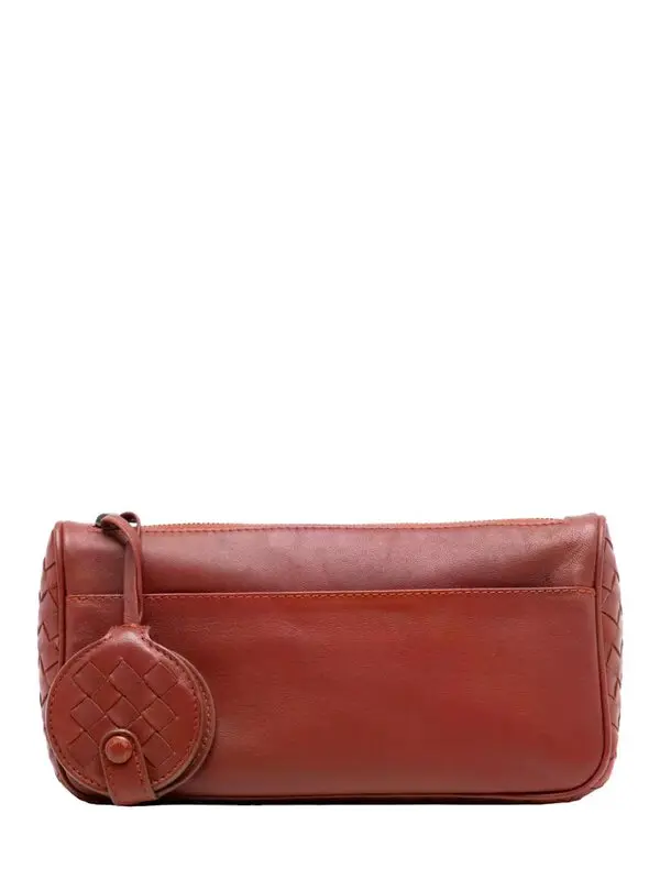 Bottega Veneta Nappa Intrecciato Pouch - Brown