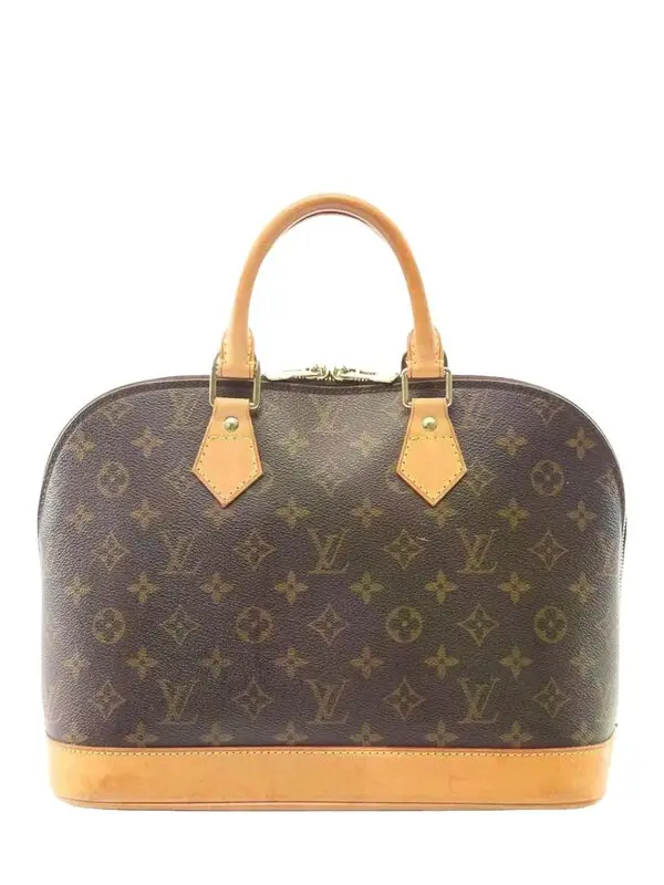 LOUIS VUITTON 2002 Monogram Alma Pm Handbag - Brown