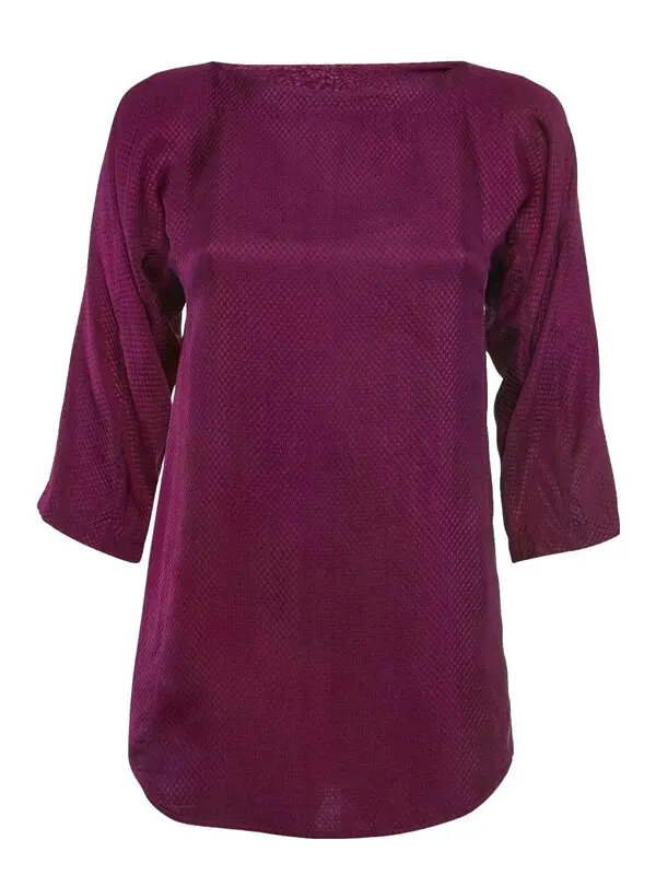 See By Chloé Silk Long Sleeve Blouse - Purple