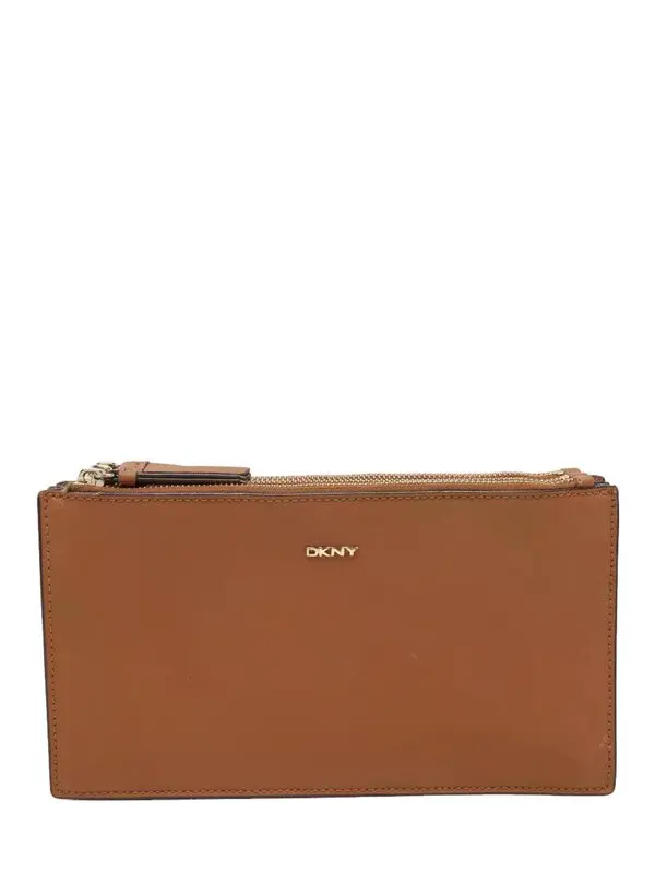 Dkny Vintage Leather Cross Body Bag - Brown