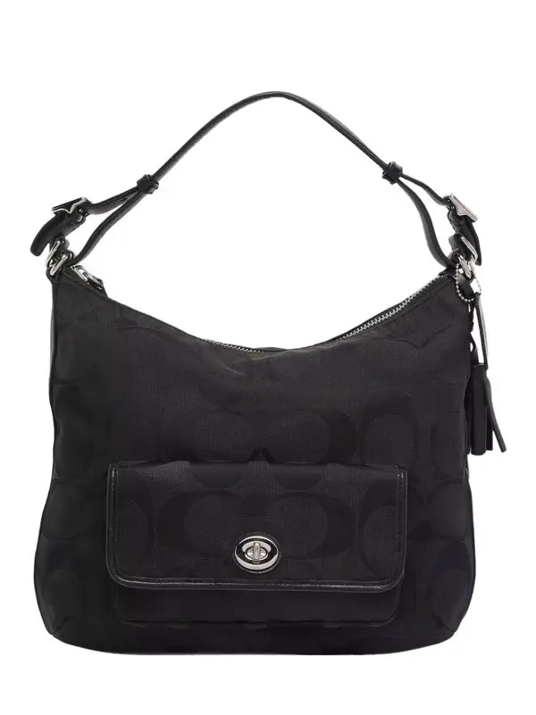 COACH Legacy Courtenay Pocket Shoulder Bag - Black