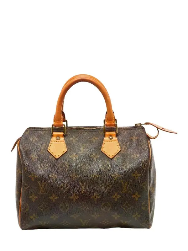 LOUIS VUITTON 25 Speedy Monogram Tote - Brown