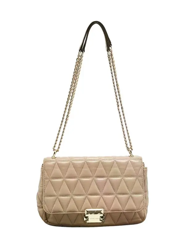Michael Kors Quilted Chain-strap Shoulder Bag - Neutrals